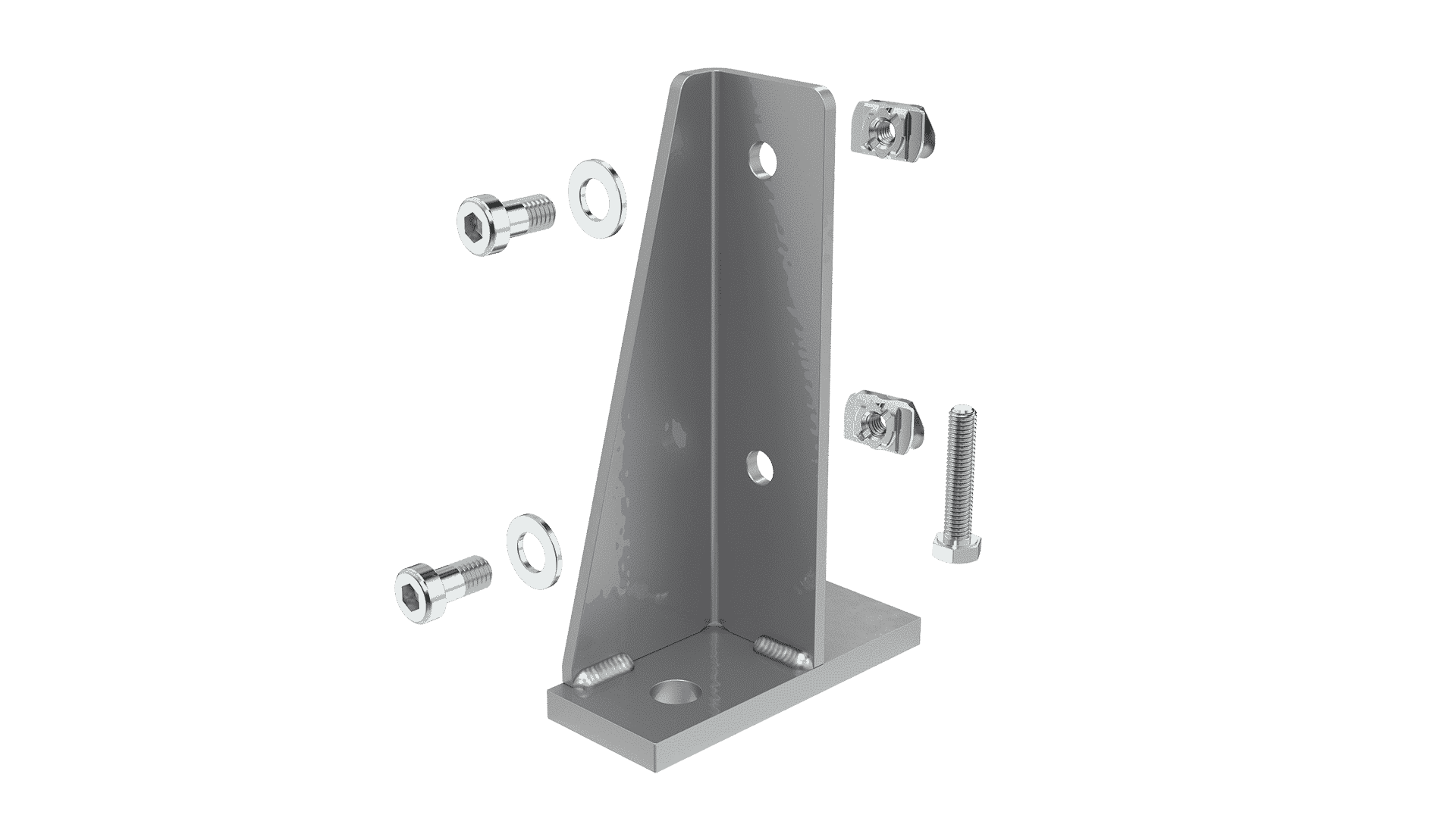 Safety Fence Floor Bracket | Robotunits Multifunctional Accessories