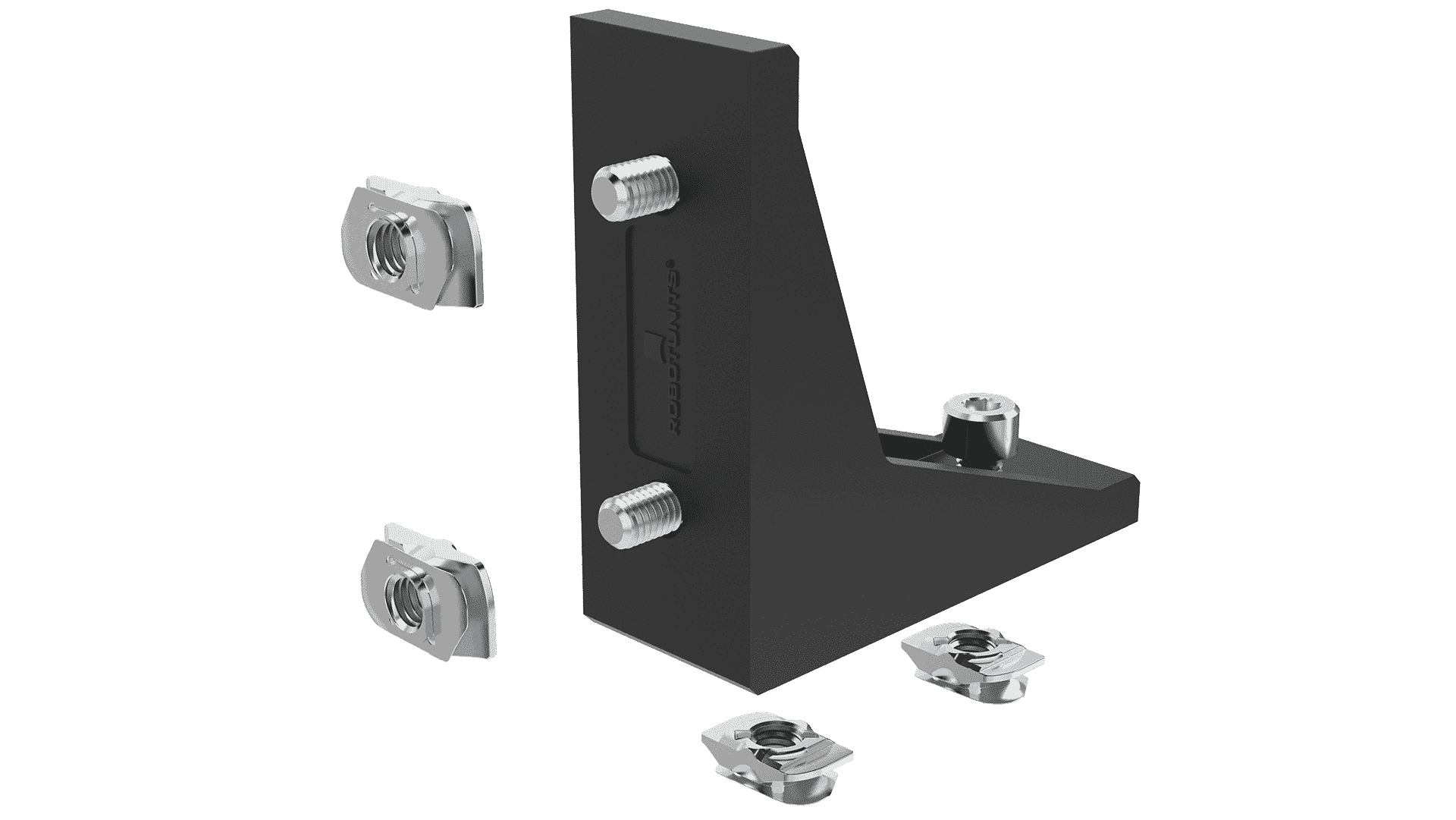 Corner Bracket 100, one side centered | Robotunits
