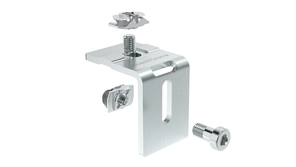 90° Safety Fence Fastener | Robotunits Safety Fence System