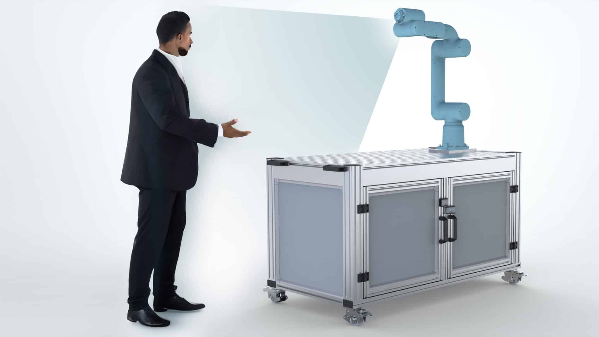 Cobot-Stations of the Robotunits Modular Automation System