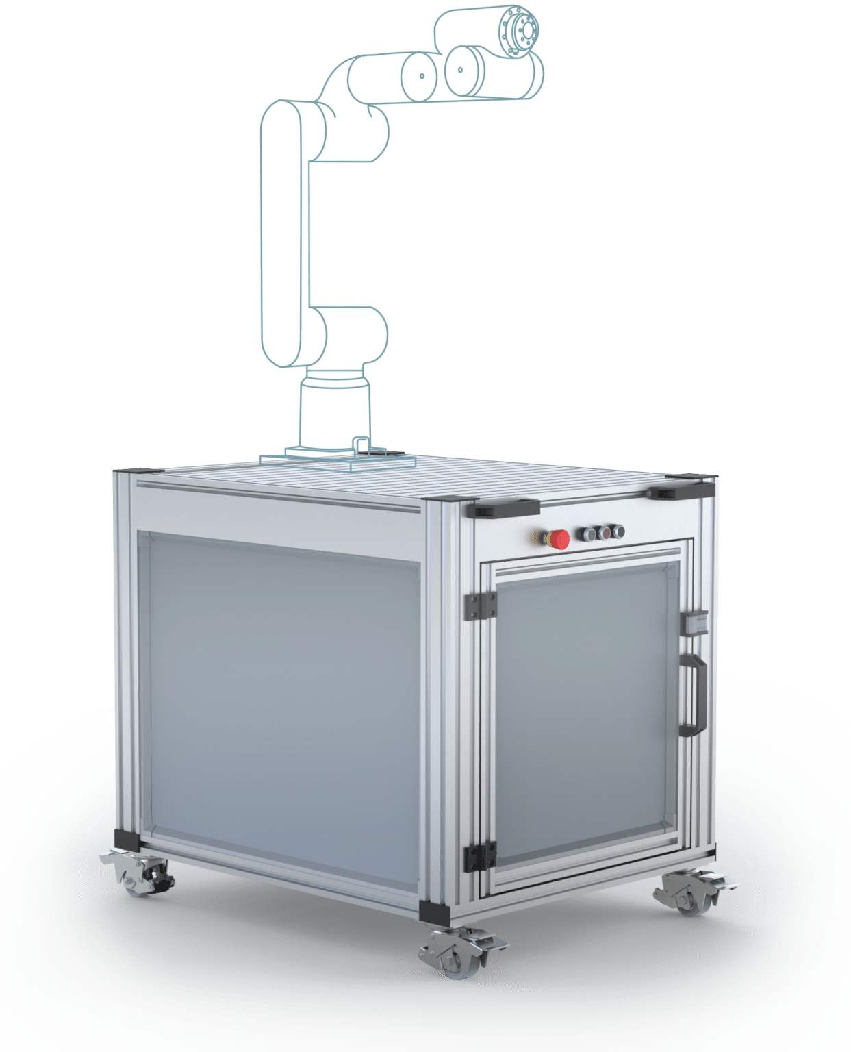 Cobot-Stations of the Robotunits Modular Automation System