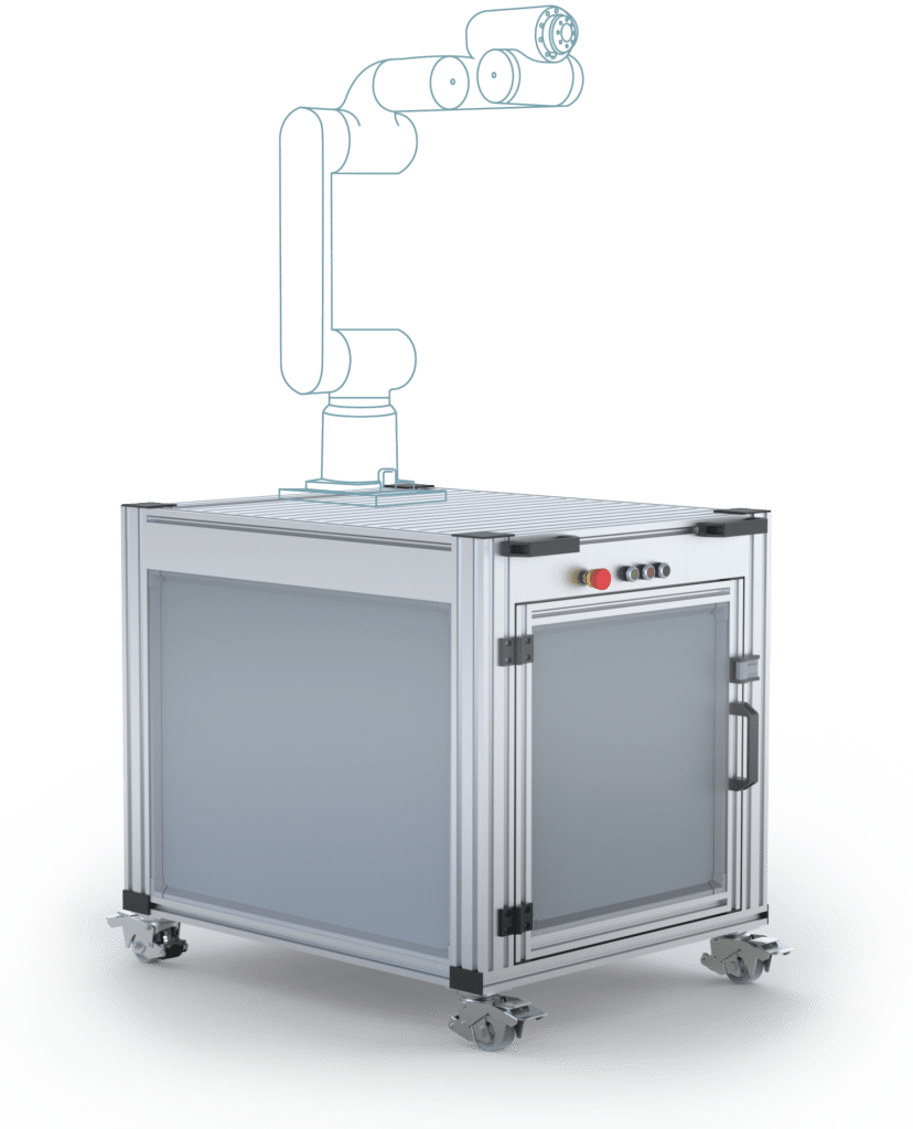 Cobot Stations Of The Robotunits Modular Automation System