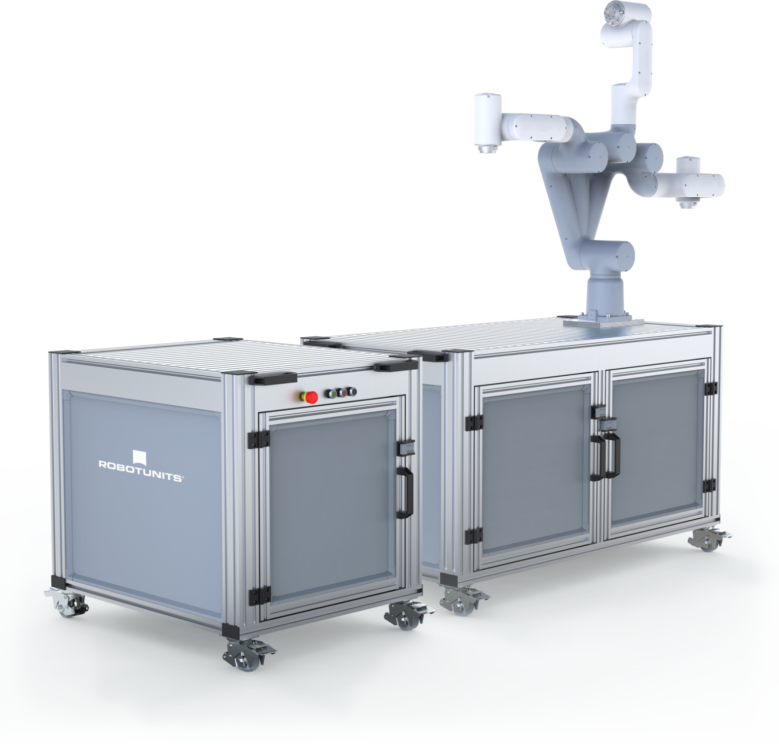 Cobot-Stations of the Robotunits Modular Automation System