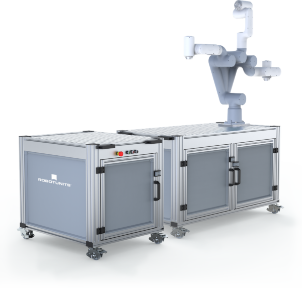 Cobot Stations Of The Robotunits Modular Automation System