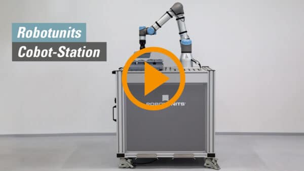 Cobot-Stations of the Robotunits Modular Automation System