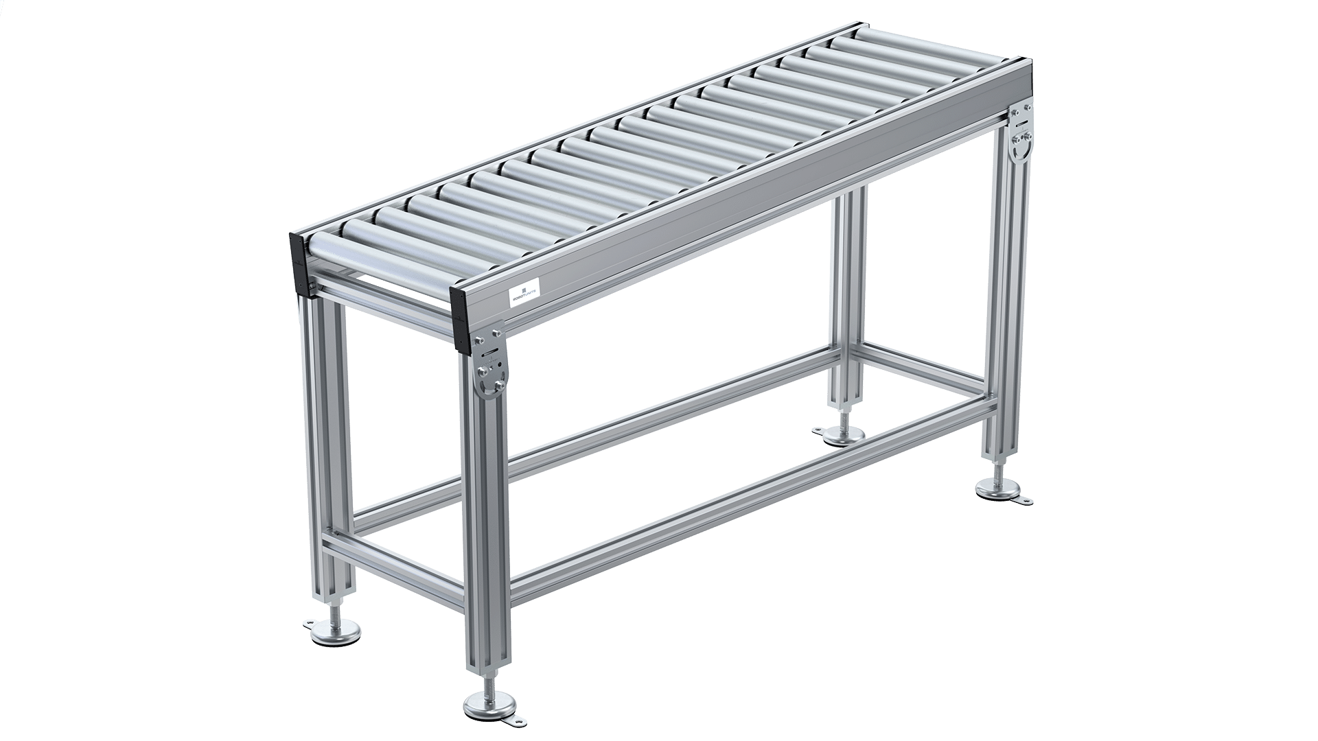 Stand for Inclined Conveyor | Robotunits Powered Roller Conveyor System ...