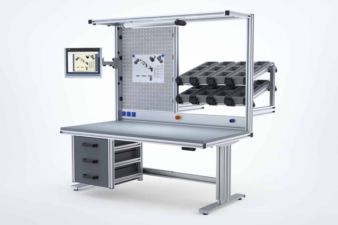Cobot Applications The Robotunits Cobot Station In Use